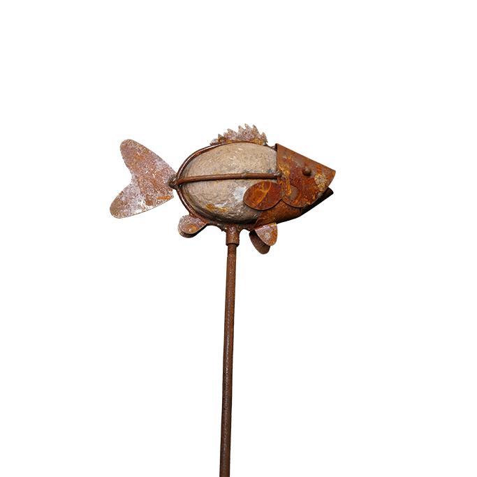 *SH0121 Stone fish stake